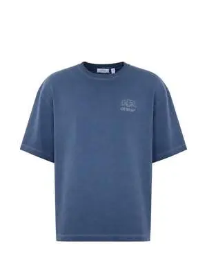 Off-White Offline Half Arrow Skate T-shirt - Bluegraph
