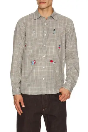 EDMMOND STUDIOS Groove Room Shirt In Grey
