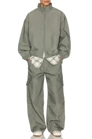 AGOLDE Marshall Windbreaker In Green
