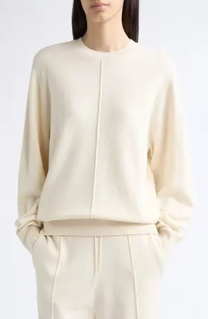 TOTEME Crewneck Sweater - Ecru