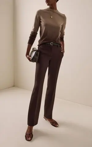 Michael Kors Ombre Crewneck Cashmere Top