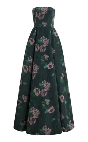 BERNADETTE Isa Crepe De Chine Maxi Dress