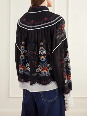 Farm Rio Nikita Printed Georgette Shirt