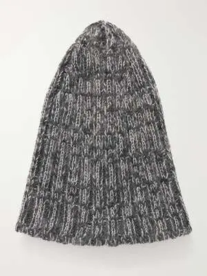 Khaite Lake Cashmere, Mohair And Silk-blend Beanie - Gray
