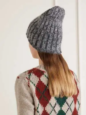 Khaite Lake Cashmere, Mohair And Silk-blend Beanie