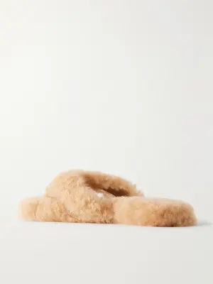 CHRISTEN Cashmere Flip Flops - Neutrals