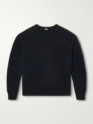 A.PRESSE Cashmere Sweater - Black