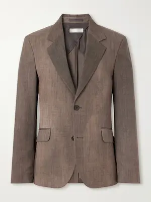 Our Legacy Our Legacy - Virgin Wool-Blend Twill Suit Jacket - Men - Brown  Brown