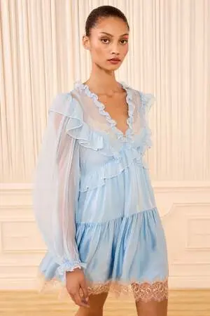 Ulla Johnson Farenne Mini Dress - Hydrangea