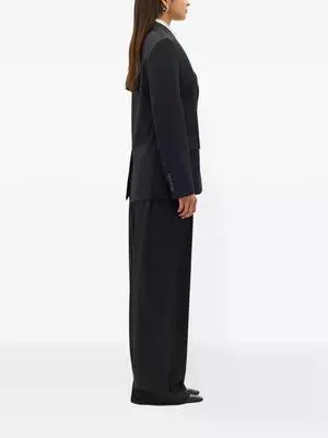 Another Tomorrow Relaxed-fit Single-breasted Blazer