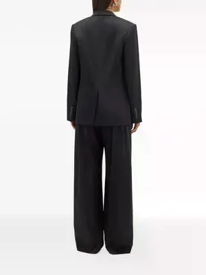 Another Tomorrow Relaxed-fit Single-breasted Blazer