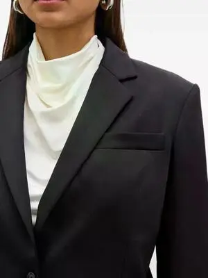 Another Tomorrow Relaxed-fit Single-breasted Blazer