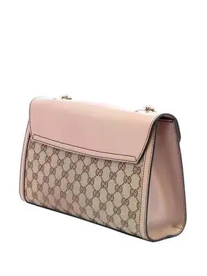 Gucci 2016-2026 Medium Gg Canvas And Calfskin Emily Shoulder Bag