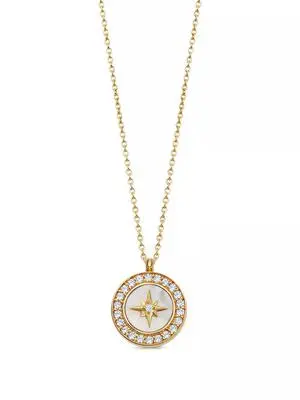 Astley Clarke Polaris Mother-of-pearl Necklace - Gold