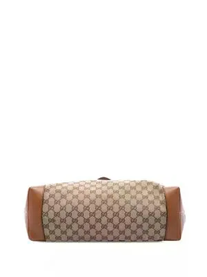 Gucci 2016-2026 Gg Canvas Web Tote Bag