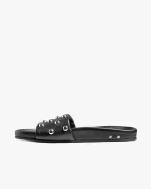 Beek Gallito Stud Leather Slide Sandal