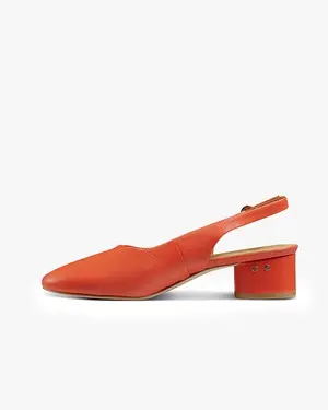 Beek Lora Leather Ballet Slingback Heel