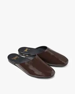 Beek Blackbird Patent Leather Mule
