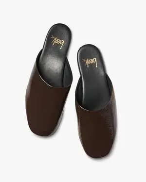 Beek Blackbird Patent Leather Mule