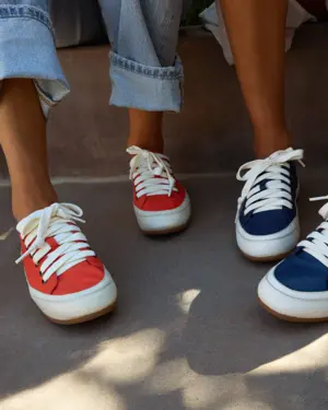 Beek Sandpiper Leather Sneaker - Red