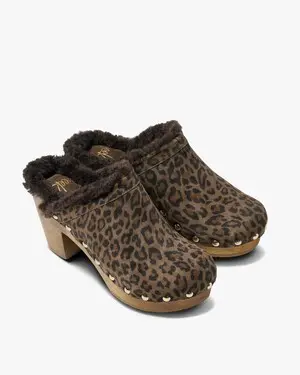 Beek Woodpecker Shearling Clog