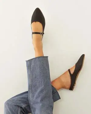 Beek Swallow Leather Ballet Mule