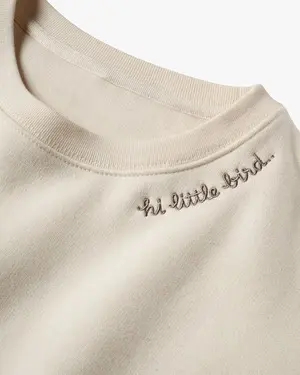 Beek Little Bird Organic Cotton Sweatshirt - White