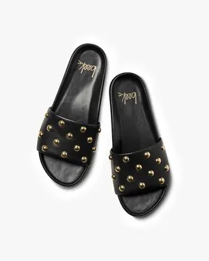 Beek Gallito Stud Leather Slide Sandal