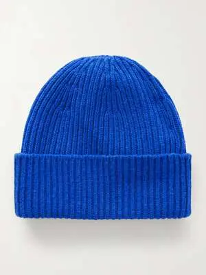 William Lockie Ribbed Cashmere Beanie