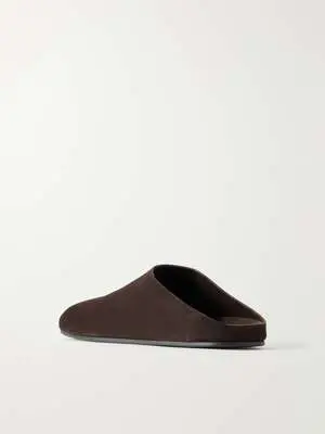 THE ROW Hudson Suede Slippers