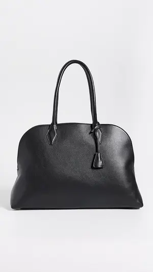 REFORMATION Oversized Seraphina Tote - Black Leather