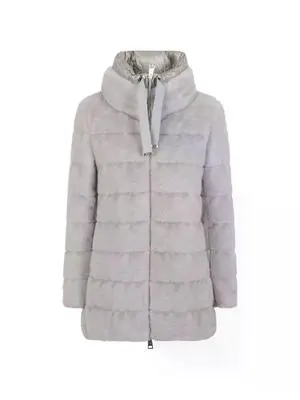 Herno Faux-fur Padded Jacket - Grey