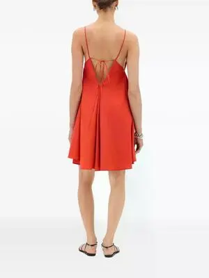 Another Tomorrow Sun Spaghetti-strap A-line Mini Dress