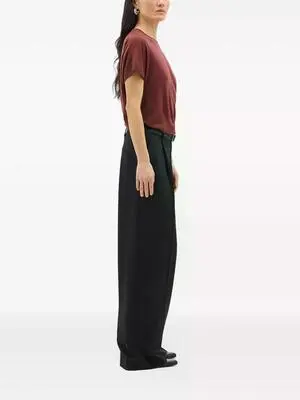 Another Tomorrow Short-sleeve Knit Top