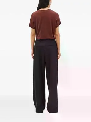 Another Tomorrow Short-sleeve Knit Top