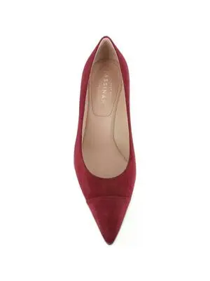 TASSINARI Décolleté Bianca Pointed-toe Suede Pumps