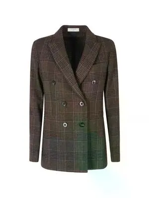 CIRCOLO 1901 Check-pattern Double-breasted Jacket