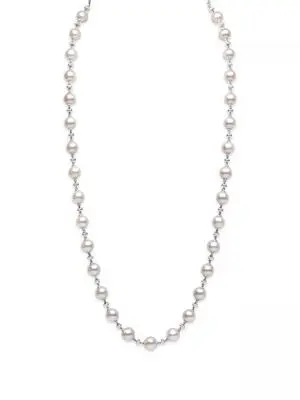 Yoko London Freshwater Pearl Necklace - Silver