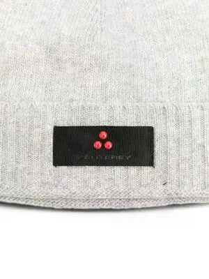 Peuterey Silli 05 Logo-patch Ribbed-trim Beanie Hat