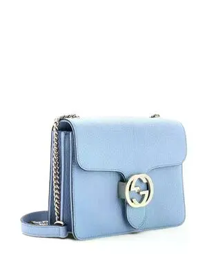 Gucci Interlocking Leather Small Shoulder Bag