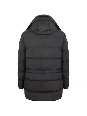 MOORER Quilted Hooded Jacket