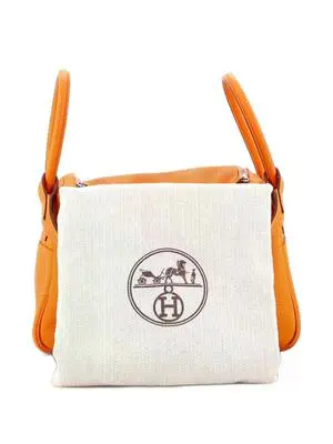 Hermès Lindy Bag Clemence 26 Shoulder Bag - Orange