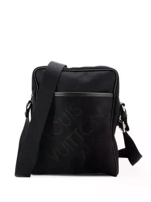 LOUIS VUITTON Citadin Messenger Bag Damier Geant Canvas Crossbody Bag - Black