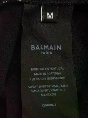 Balmain Monogram Intarsia Sweater