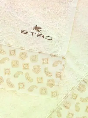 Etro Paisley-border Terry Towels