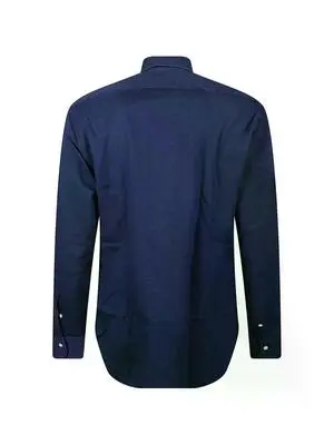 BARBA NAPOLI Button-down Denim Shirt
