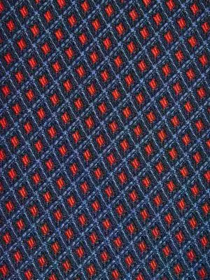 FERRAGAMO Infinite Inspirations Jacquard Tie - Blue