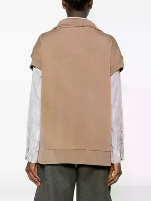 Max Mara Drawstring High-neck Gilet