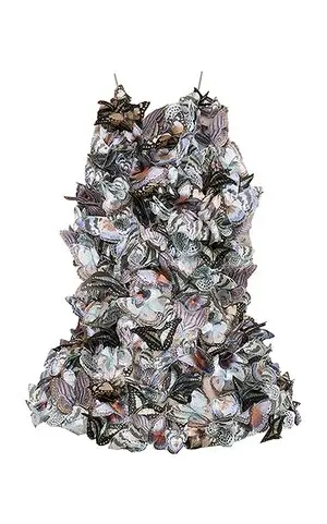 Zimmermann Becoming Butterfly Halter Silk-blend Top - Multi