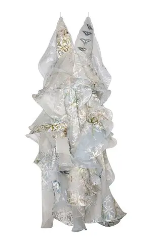 Zimmermann Becoming Flounce Maxi Cotton Dress